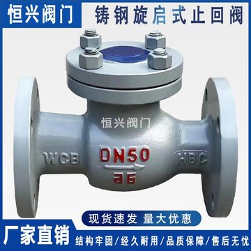 H44H-16C-25C铸钢旋启式止回阀 法兰止回阀DN50 80 100 150 200-阿里巴巴