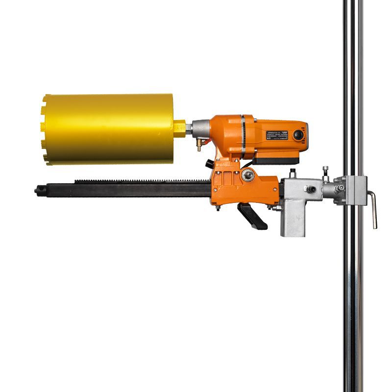 Installation of perforated water drilling rig bracket, dual purpose ...