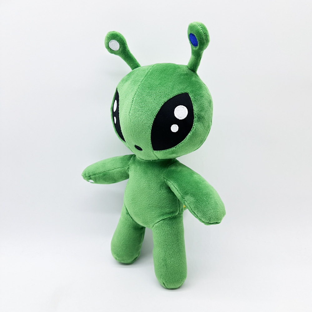 跨境新品AFTONSPARV green alien plush 绿色外星人毛绒玩偶公仔-阿里巴巴