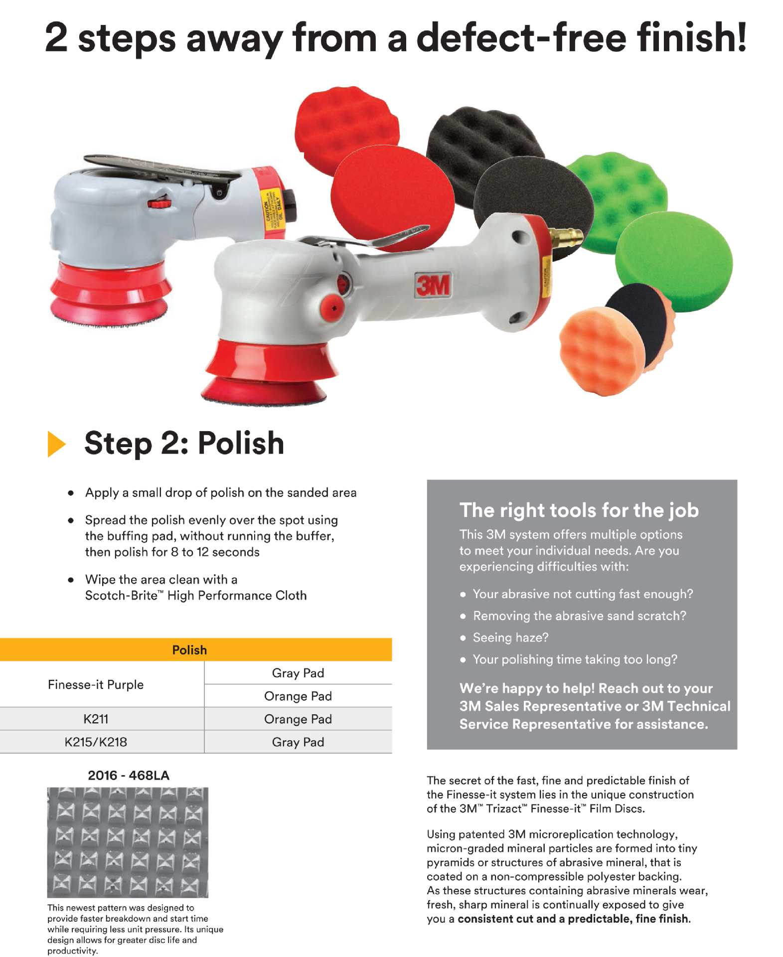 3M02648橙色海绵抛光垫3M Finesse-it Foam Buffing Pad 02648-阿里巴巴