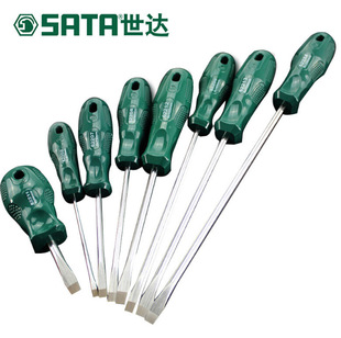 世达（SATA） 一字型塑柄螺丝批头起子改锥螺丝刀62202 世达62212-阿里巴巴