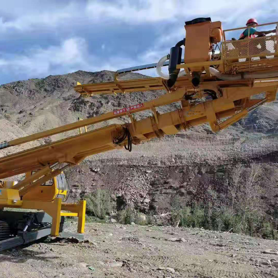 护坡锚固钻机 履带式深基坑锚索钻机 高举升15米边坡支护长臂钻机-阿里巴巴