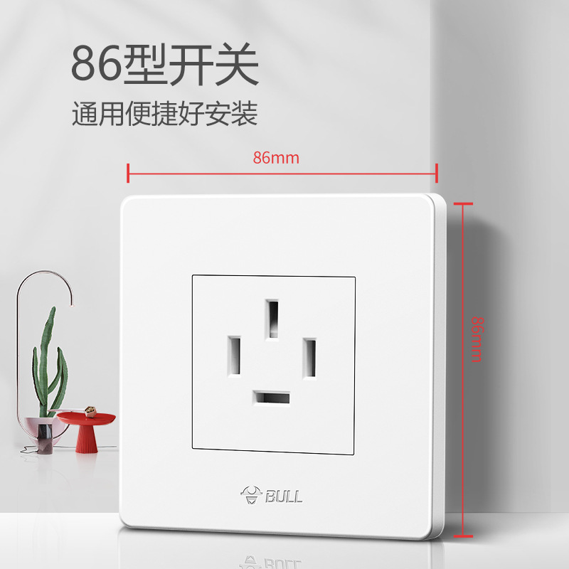 公牛三相四线380V四眼16A/25A/32A暗装4脚工业插座面板三相电插头-阿里巴巴