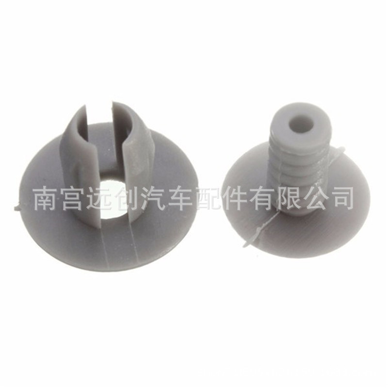 701867299适用于大众 T4 T5 运输车 Eurovan灰色塑料汽车固定卡扣-阿里巴巴