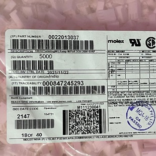 现货供应 MOLEX 22013037 2201-3037 22-01-3037 2695-03RP-阿里巴巴