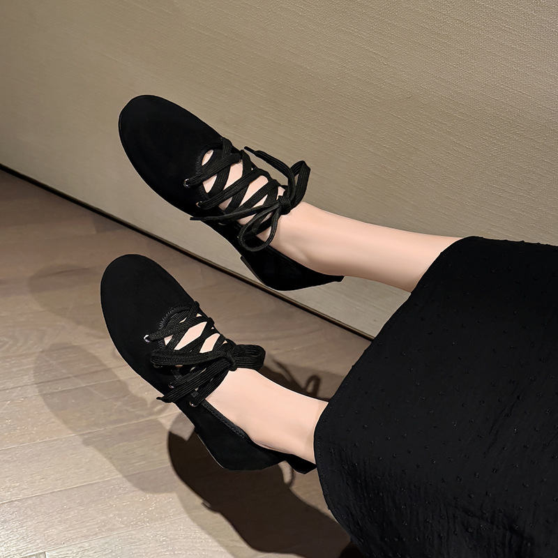 CHIKO Brigidia Square Toe Block Heels Pumps Shoes