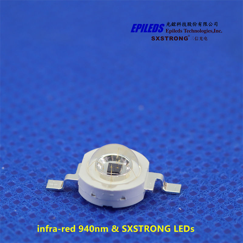 高能量3w940nm980nm大功率LED红外IR灯珠 夜视透视安防补光灯-阿里巴巴