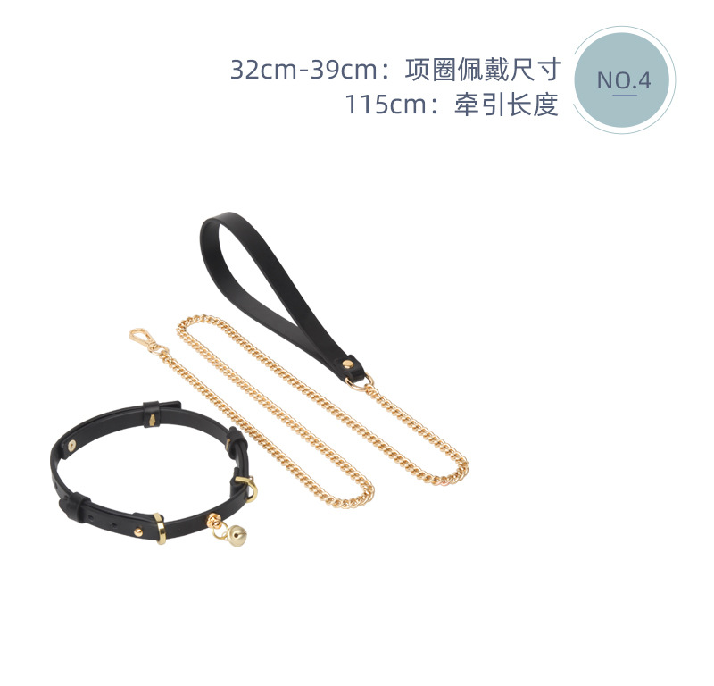 SM情趣用品项圈颈链狗奴choker牛皮项链颈圈k9另类束缚夫妻玩具-阿里巴巴