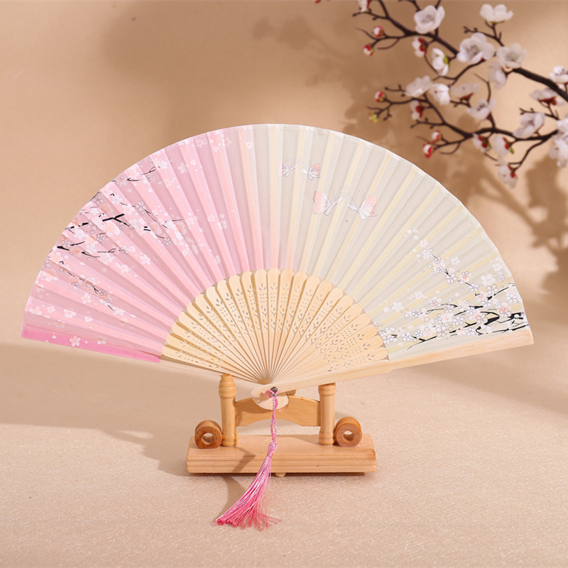 2pcs Ancient Hanfu fairy dress Folding Fans for women girls Chinese ...