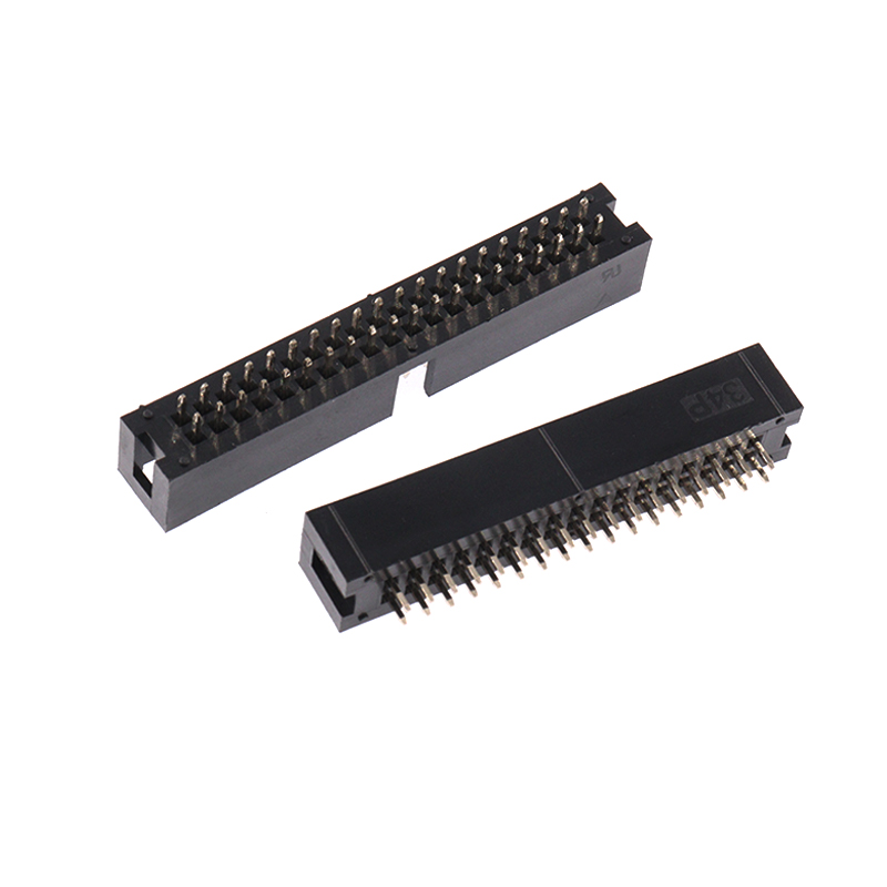 简易牛角座2.54mm直针排线插头JTAG插座IDC3-6p8P10P12P20P40P50P-阿里巴巴