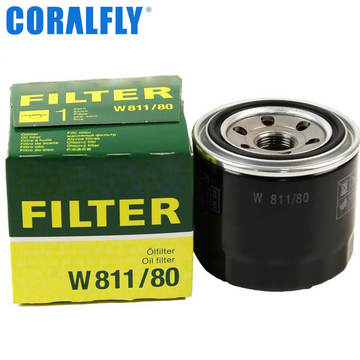 适用于mann曼牌机油滤清器机油滤芯W811/80机油格机滤汽车过滤器-阿里巴巴