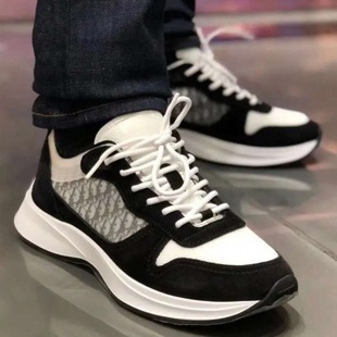 Dlor B25印花字母拼接低帮透气系带潮流休闲鞋潮款潮男时尚-阿里巴巴