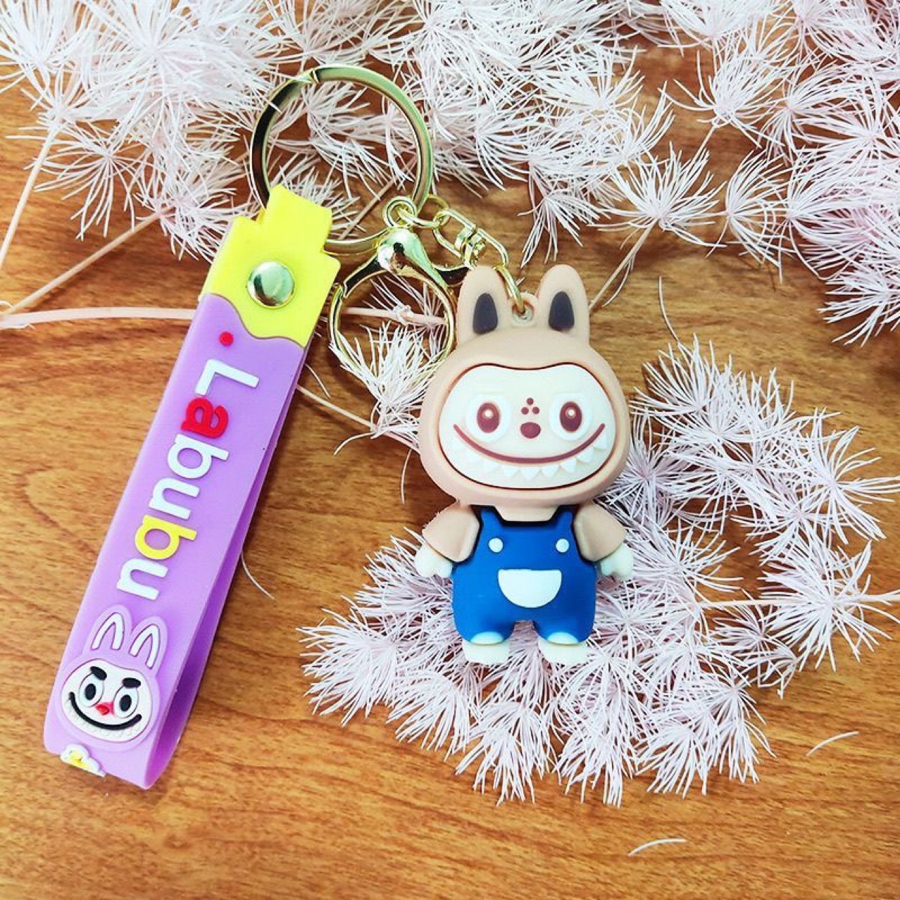 LABUBU拉布布小绵羊钥匙扣公仔书包汽车钥匙链挂件卡通钥匙扣-阿里巴巴