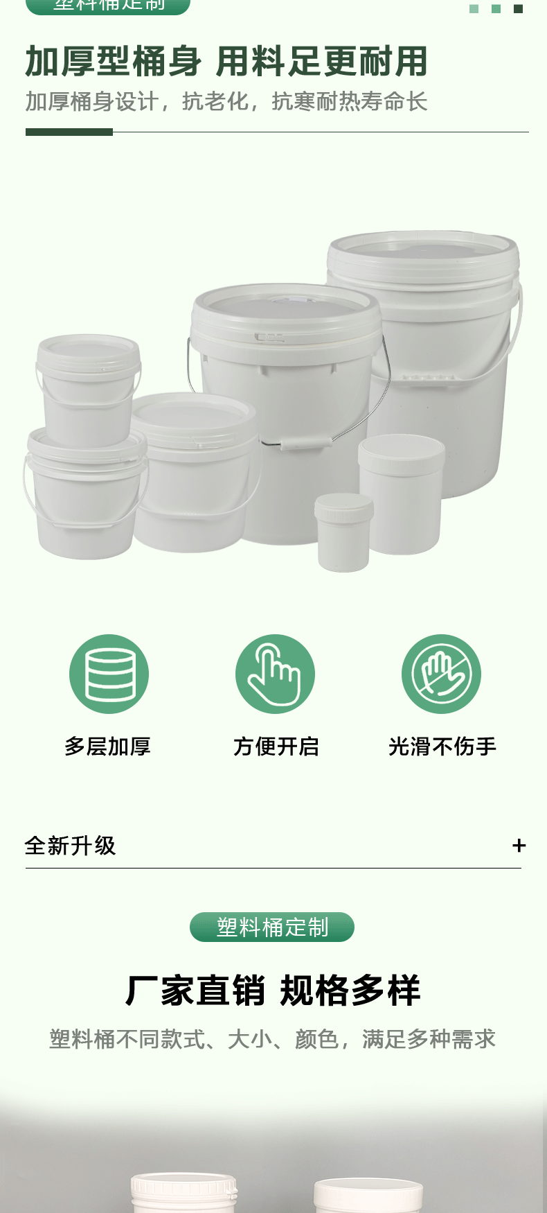 厂家批发25升塑料桶带盖食品级化工桶开口广口桶PP塑胶包装桶-阿里巴巴