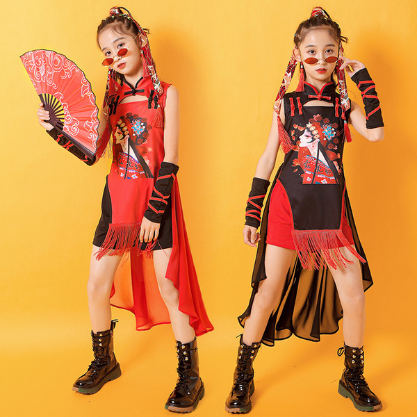 Children's the tide girls costumes of Chinese wind restoring ancient ...