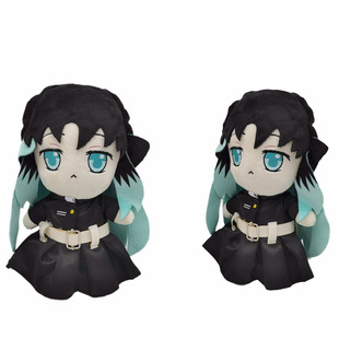 新款Demon Slayer Tokitou Muichiro Plush 鬼灭之刃周边毛绒玩具-阿里巴巴