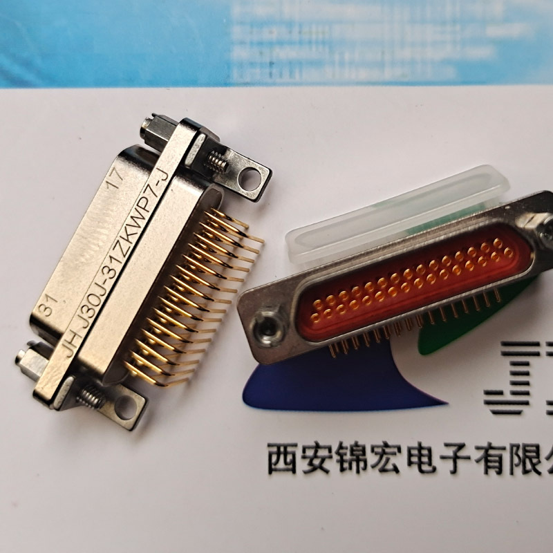 锦宏牌 J30J系列弯插微矩形连接器插座J30J-66ZKWP7-J-阿里巴巴