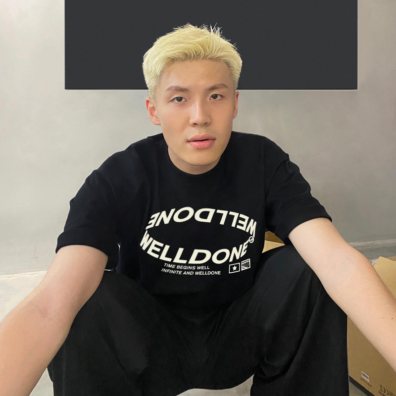 WE11DONE TRACK小众潮牌美式感夏季宽松男士情侣短袖T恤-阿里巴巴