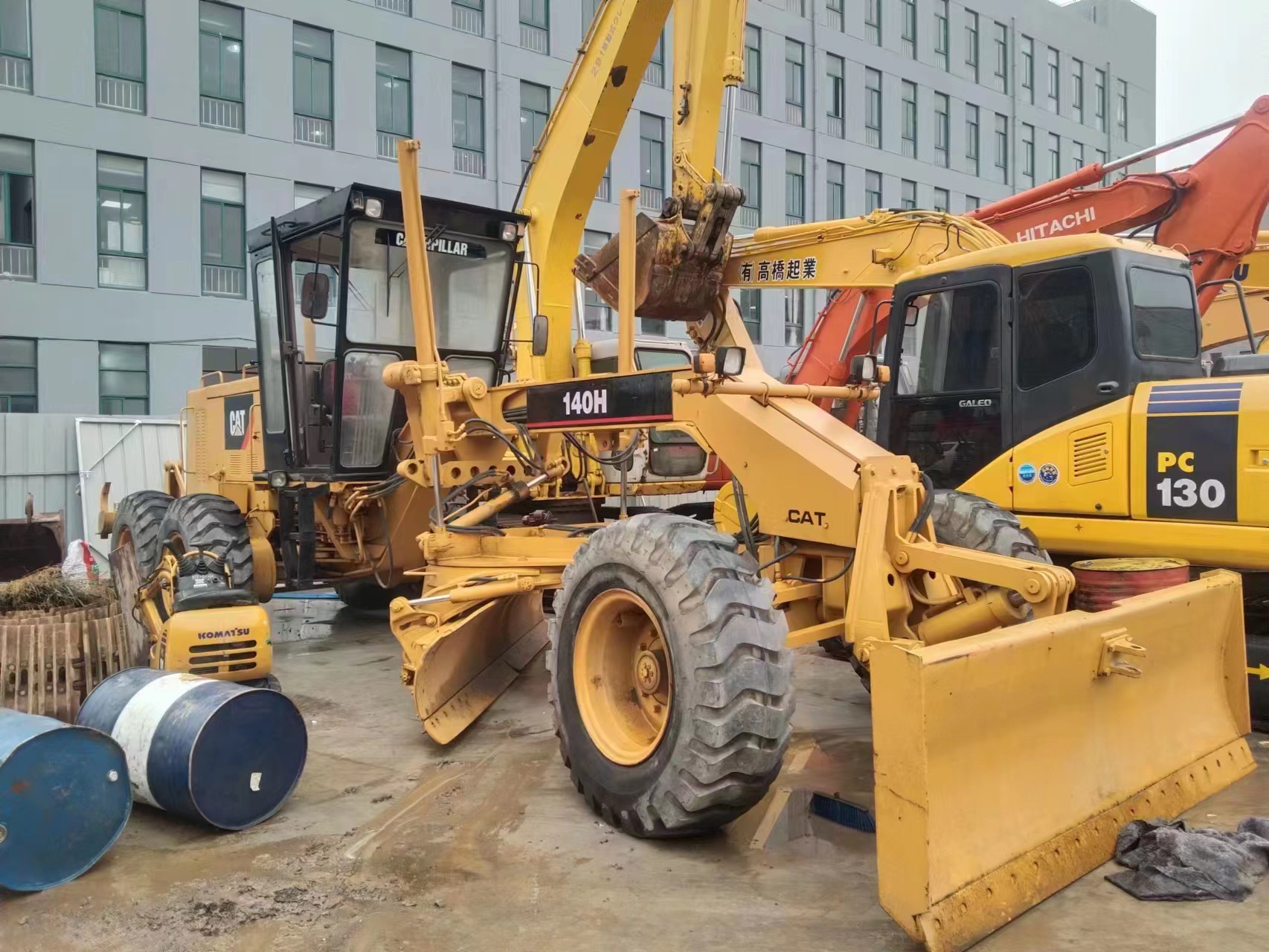 二手Caterpillar卡特彼勒140H平地机，12G12014K小松徐工刮平机包-阿里巴巴