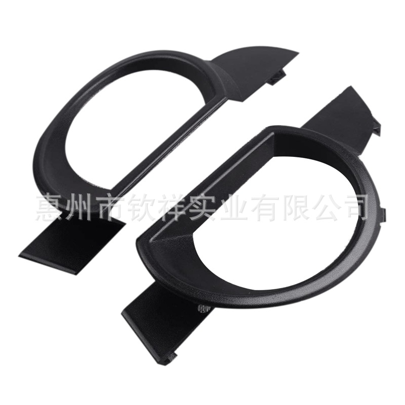 适用于07-09年款奥迪Q7前保险杠雾灯罩格栅雾灯框照明灯框装饰版-阿里巴巴
