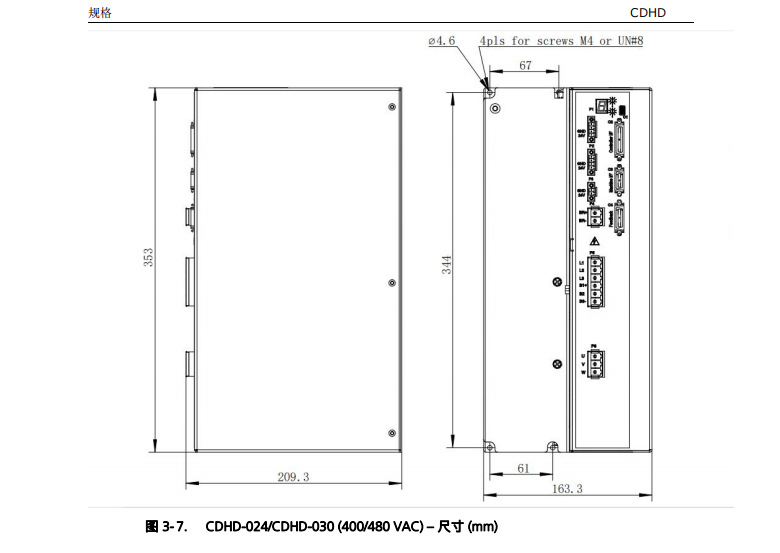 高创伺服驱动器CDHD/CDHD2系列CDHD-0032AAP1/AEC2 400w/750w新品-阿里巴巴
