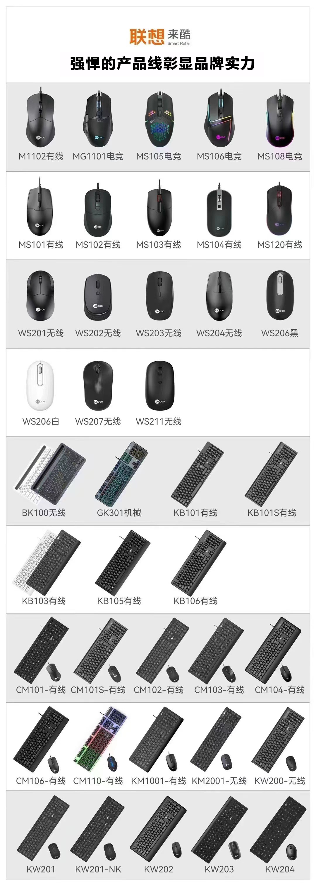 联想来酷CM101有线键鼠套装 适用台式电脑笔记本游戏商务居家办公-阿里巴巴