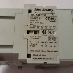Allen-Bradley交流接触器100-C30*00 100-C30D00 100-C30KF00-阿里巴巴