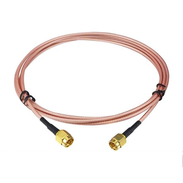 射频连接跳线 SMA-JJ SMA公转SMA公 转接线 RG316镀银线缆 50cm-阿里巴巴