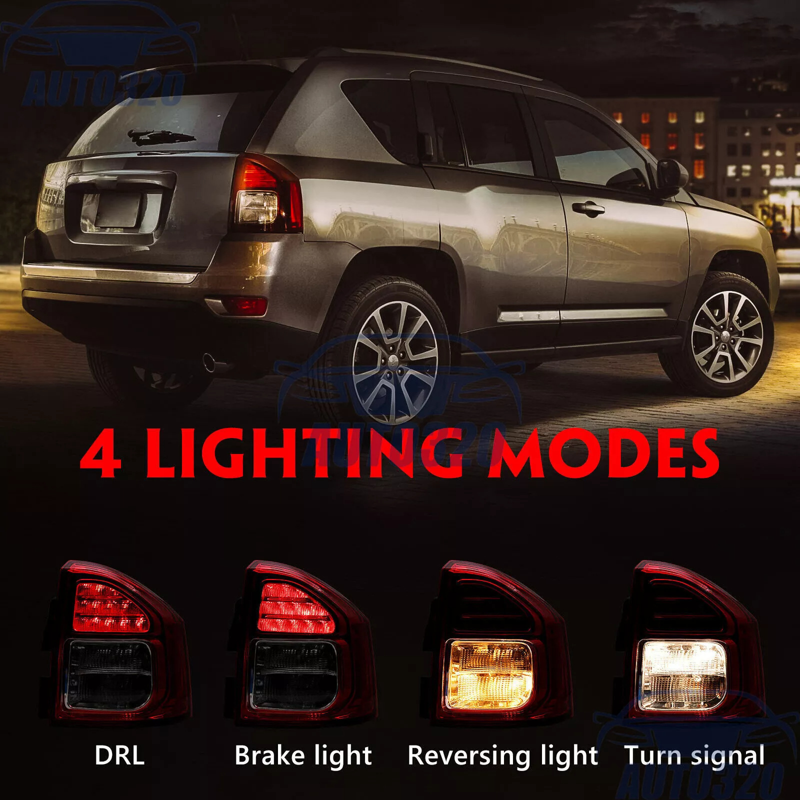 适用吉普jeep指南者Compass 2014-17后尾灯制动灯刹车灯5182544AC-阿里巴巴