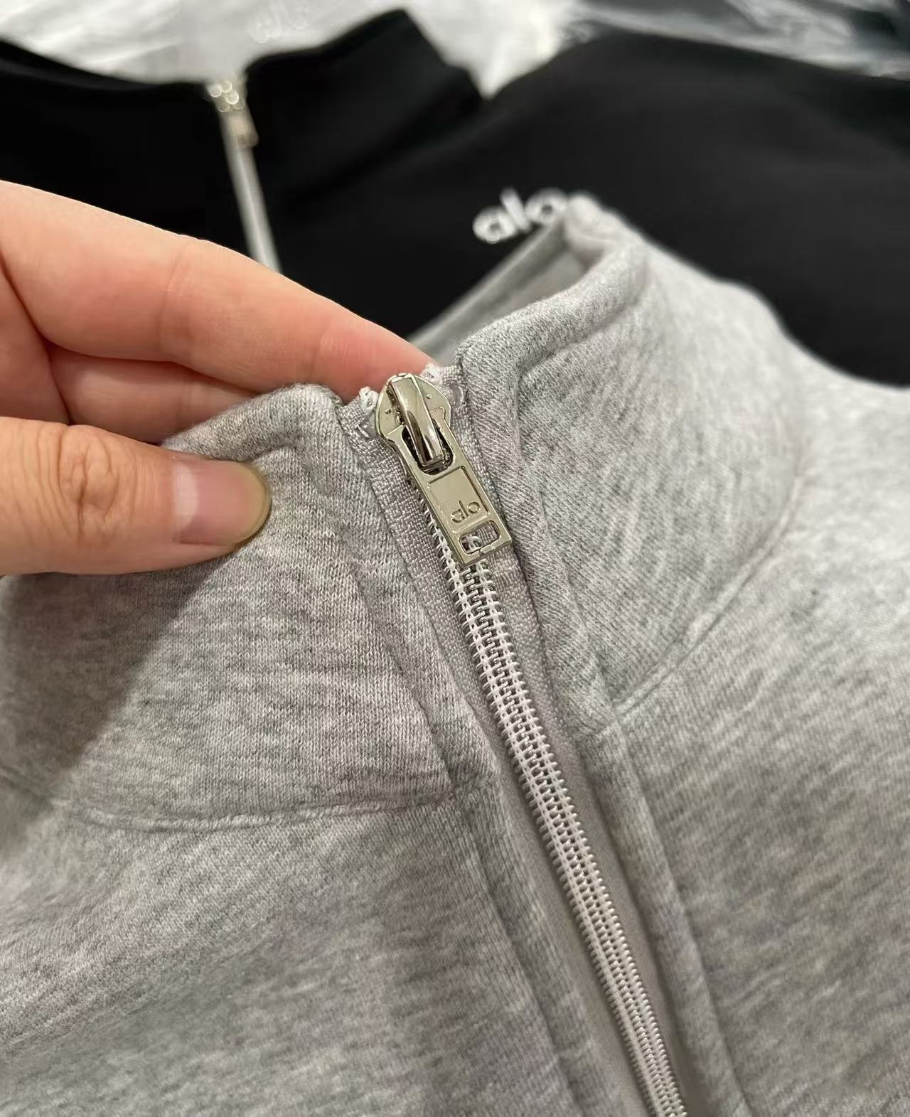 正确版现货秋冬新款金智秀 同款a10半拉链卫衣女宽松立领显瘦外套-阿里巴巴