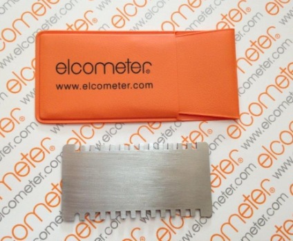 Elcometer3238长边湿膜梳 不锈钢湿膜卡 易高K0003238M201/2梳规-阿里巴巴