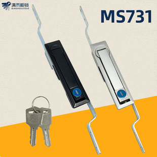MS731-1-2天地连杆锁 MS461控制柜机械门锁黑色亚光威图-阿里巴巴