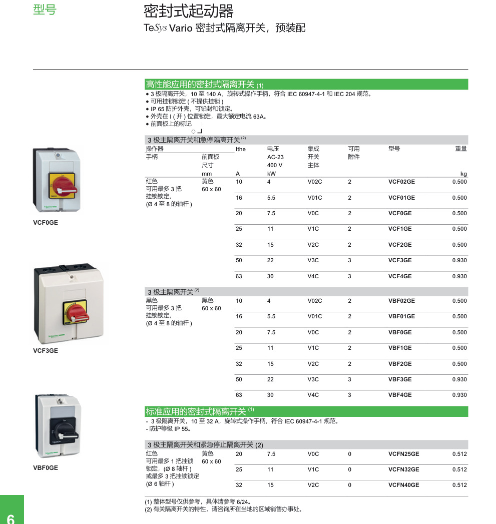 施耐徳KCF1PZC V0C VZ15 Schneider 主令开关隔离开关模块 全系列-阿里巴巴
