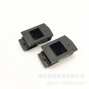 塑料卡扣侧门锁扣 配电箱机柜门小号弹簧搭扣MS725-6-2.0黑色亮面-阿里巴巴