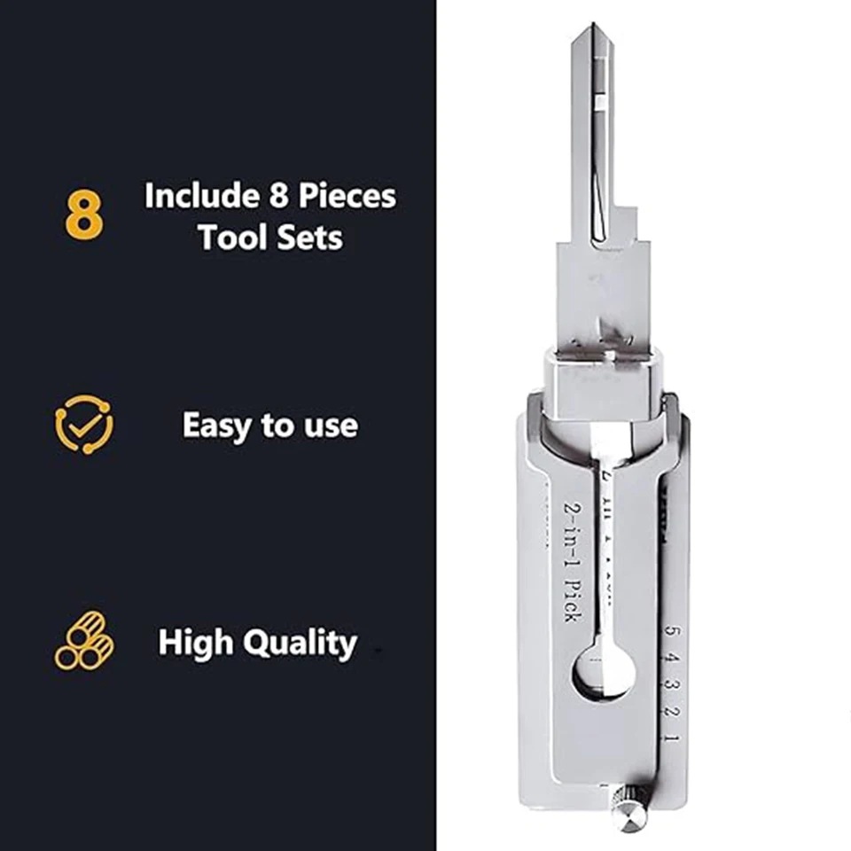 1-10PCS Keys Decoder Tool O-ring Pickup Kit 2 In 1 Precision-阿里巴巴