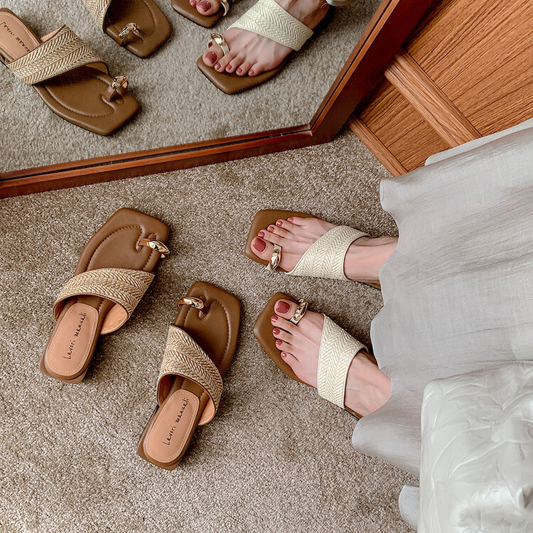 CHIKO Kaly Open Toe Block Heels Slides Sandals