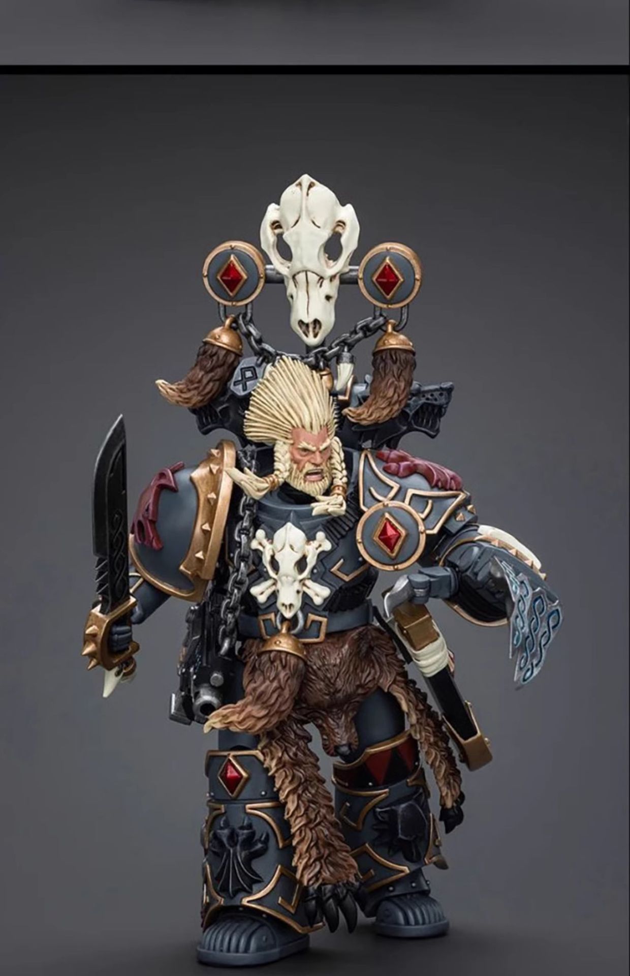 JOYTOY暗源战锤荷鲁斯之乱太空野狼戈果邪手黎曼鲁斯基因原体男-阿里巴巴