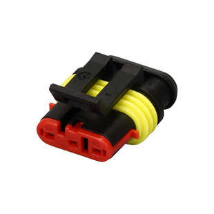 国产汽车连接器 282087-1 282105-1 线束接插件 3P 防水护套-阿里巴巴