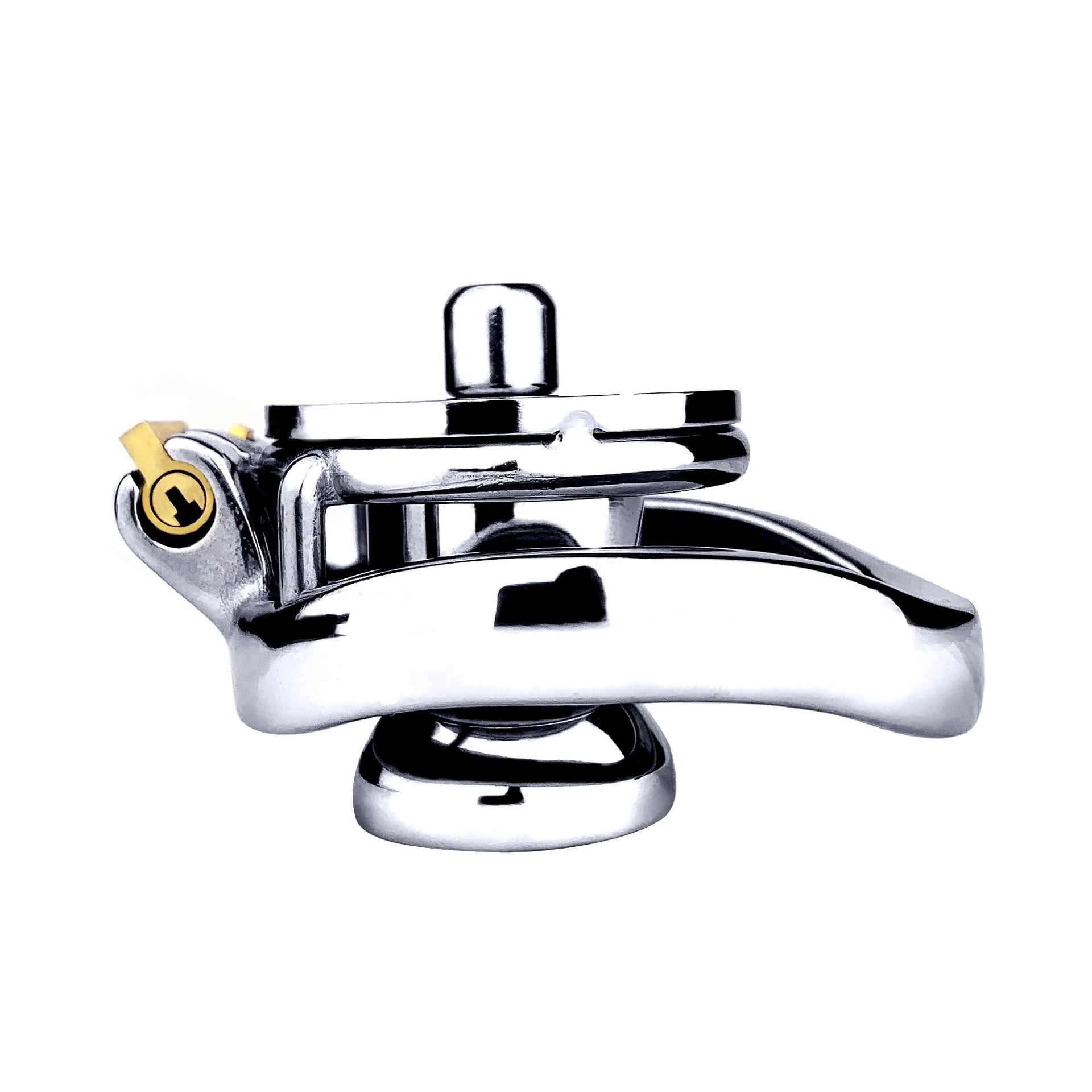 FRRK-402金属平板贞操锁负数CB锁搭配硅胶假阴茎可通水男性男用-阿里巴巴