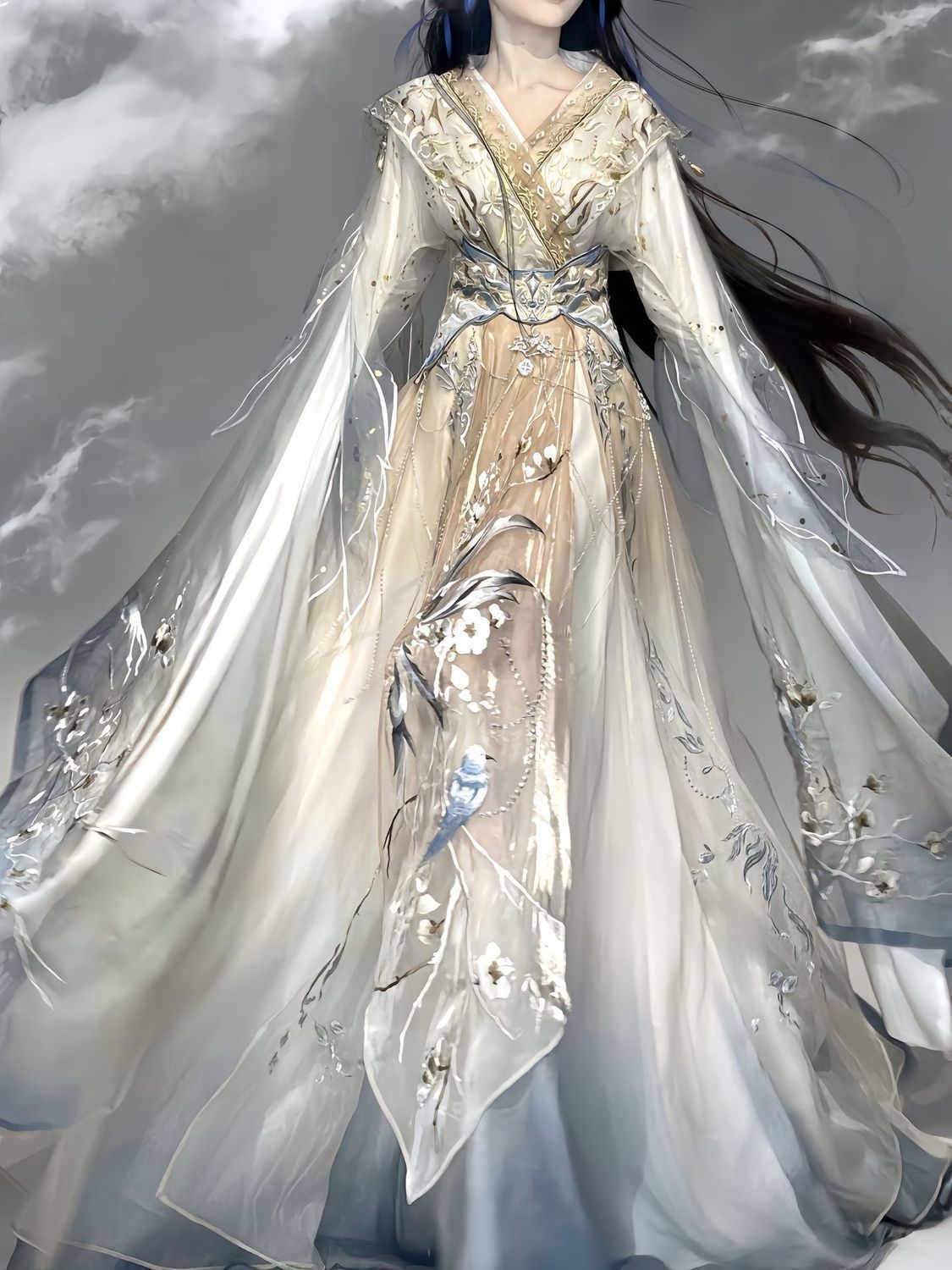 2025年新款汉服改良魏晋刺绣重工春夏汉服女超仙侠女风新款-阿里巴巴