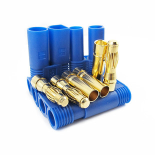 EC5-F EC5-M 母/公头 航模插头 大电流100A动力电池香蕉镀金插头-阿里巴巴