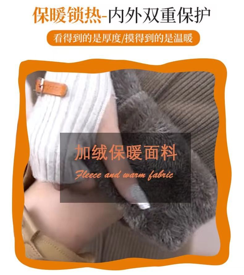 冬季大码加绒灯芯绒裤子女2025新款宽松显瘦束脚哈伦女士加绒裤子-阿里巴巴