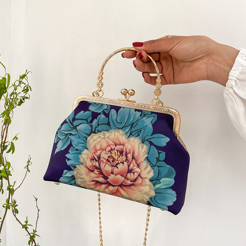 One shoulder his antique collocation cheongsam bagChinese wind ...