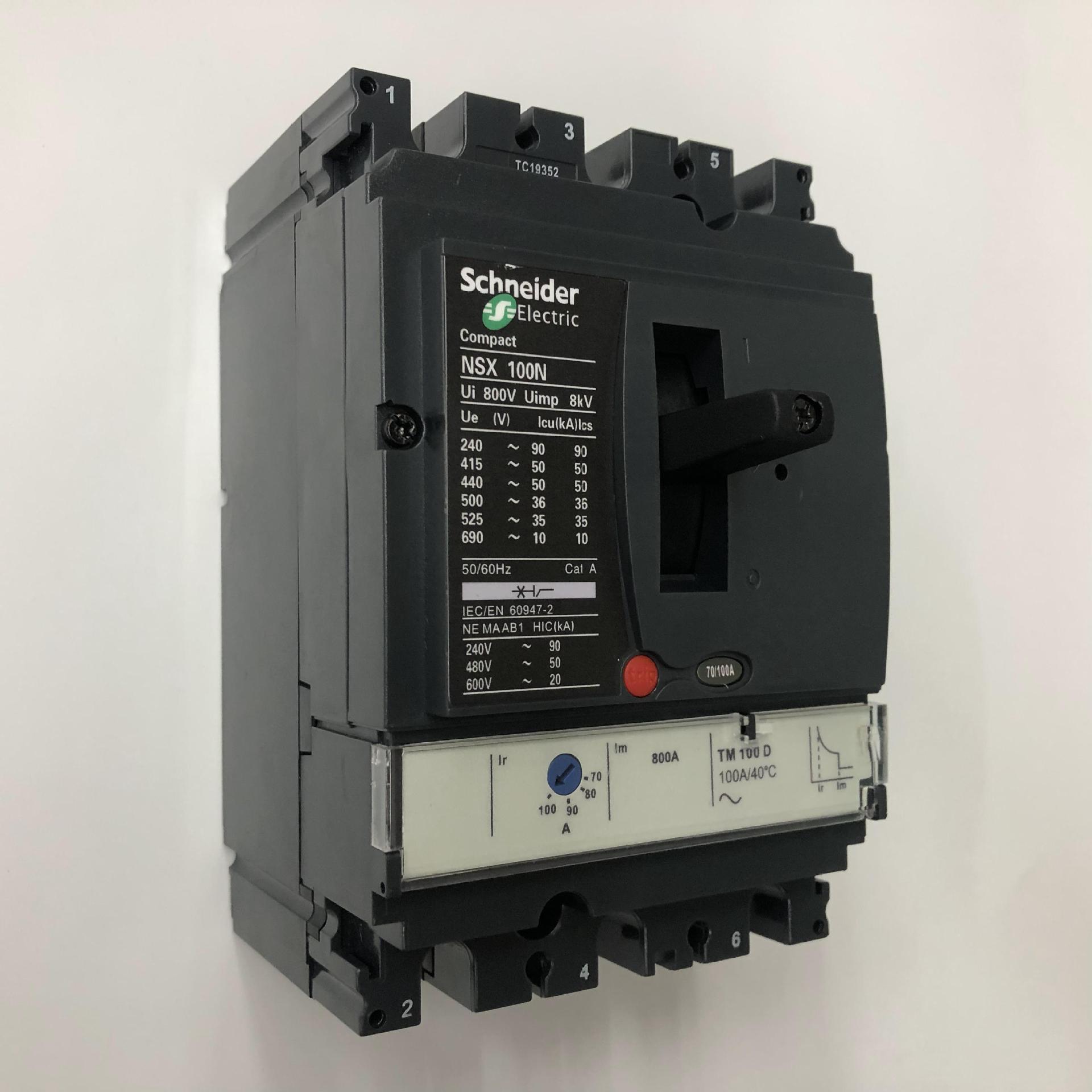 原装正品NSX100N TM100D 3P 100A LV429840 Schneider塑壳断路器-阿里巴巴