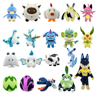 跨境新款Palworld Lamball plush幻兽帕鲁系列毛绒玩具公仔-阿里巴巴