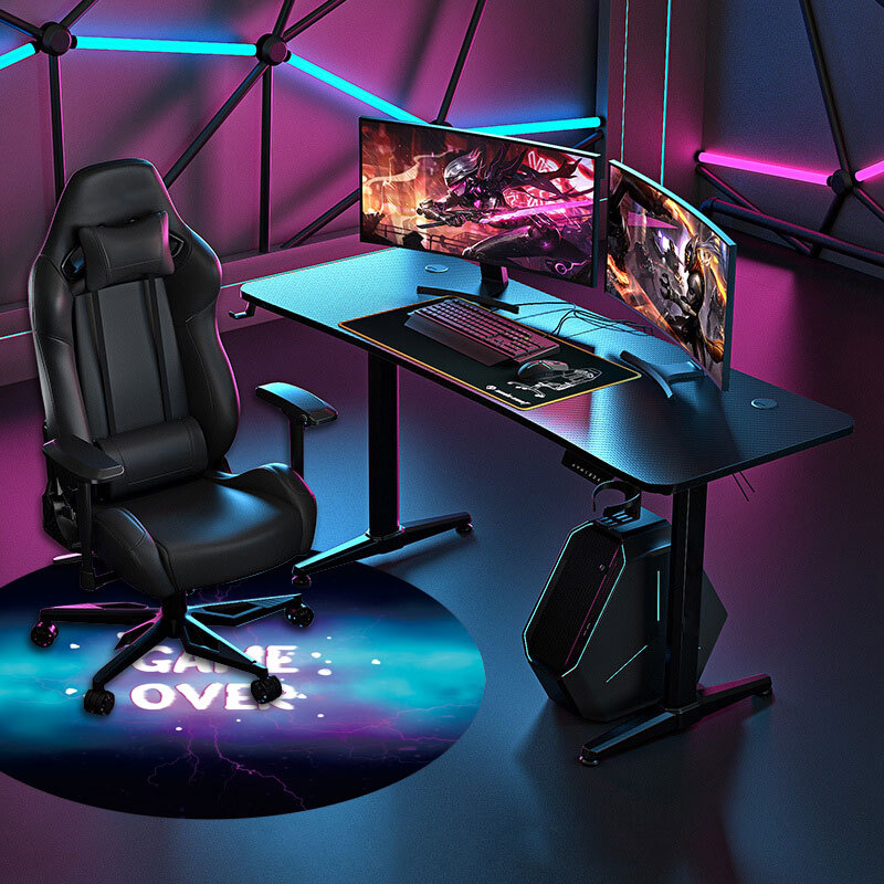 厂家直销Gaming Chair Mat 游戏椅子垫地垫脚垫 数码热转印花电竞-阿里巴巴
