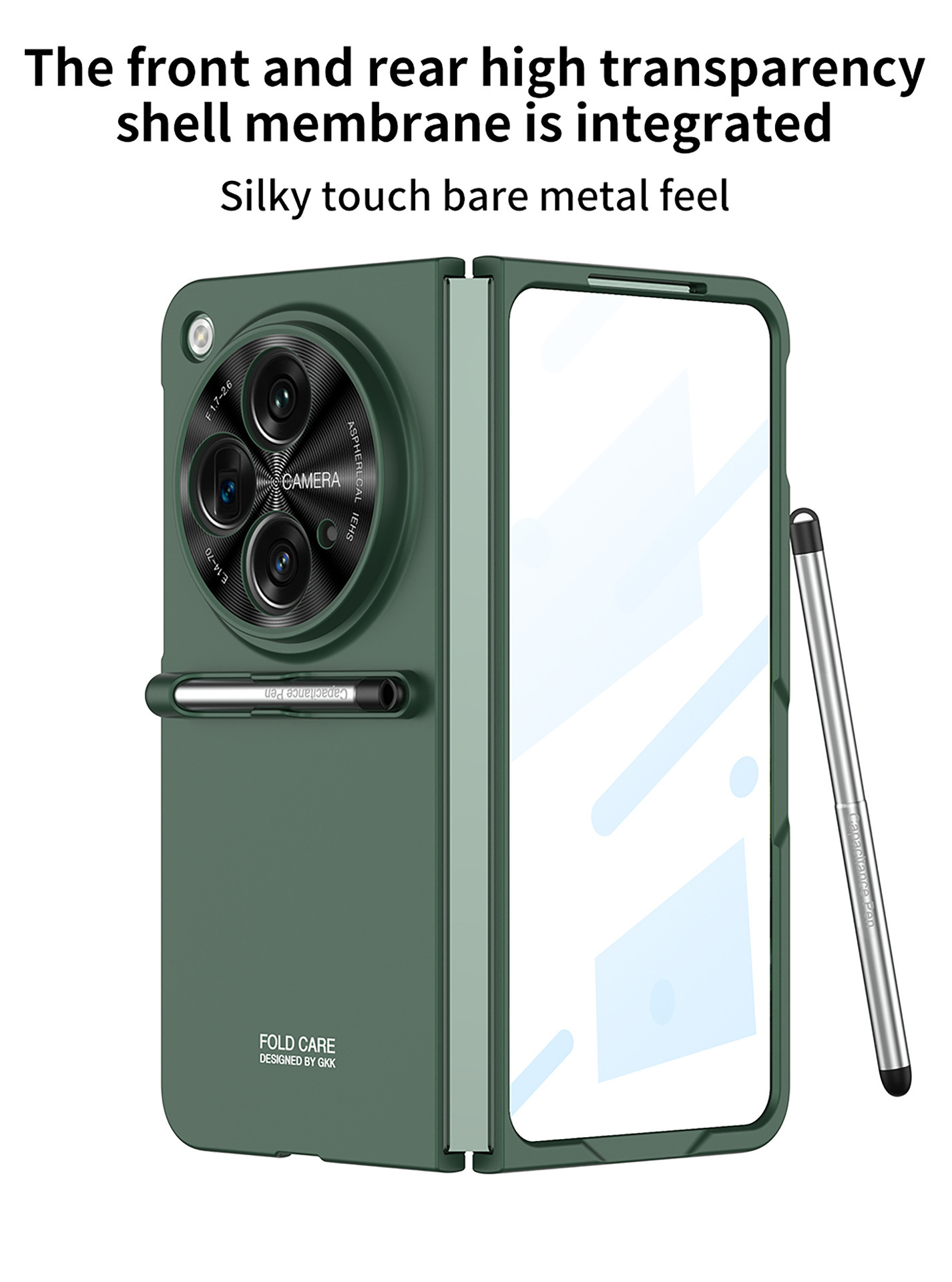 Matte Hard Protection Case with Pen for OnePlus Open