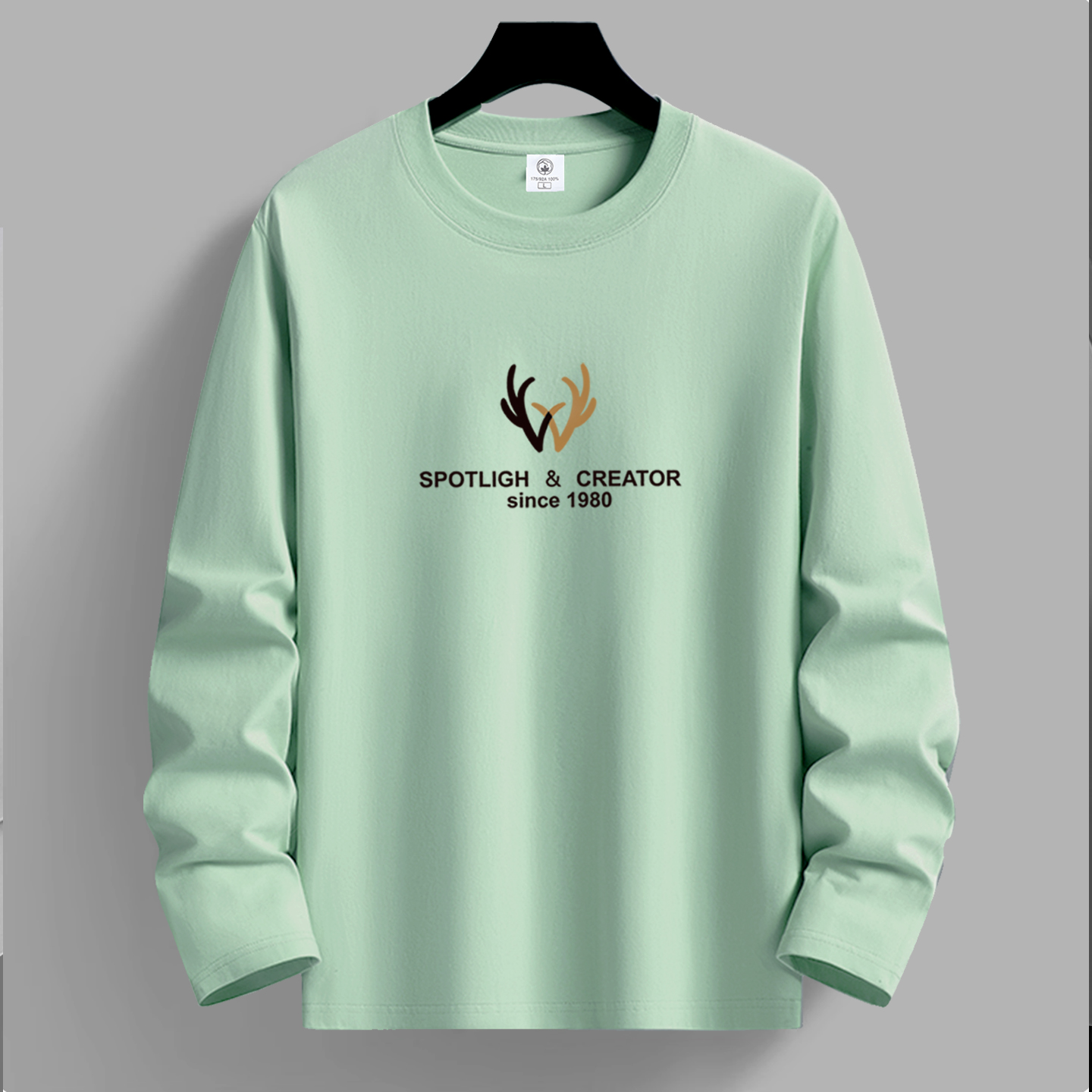 2025新款长袖T恤男春秋季青年宽松大码体恤上衣打底衫潮-阿里巴巴