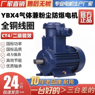 YBX4防爆电机CT4气体粉尘复合型节能隔爆三相异步电动机-阿里巴巴