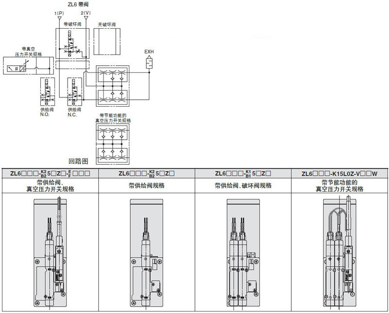 SMC多级真空发生器ZL3H04-ZL3H06-ZL3H04V-ZL3H06V-K15LOZ-G-GN-B-阿里巴巴